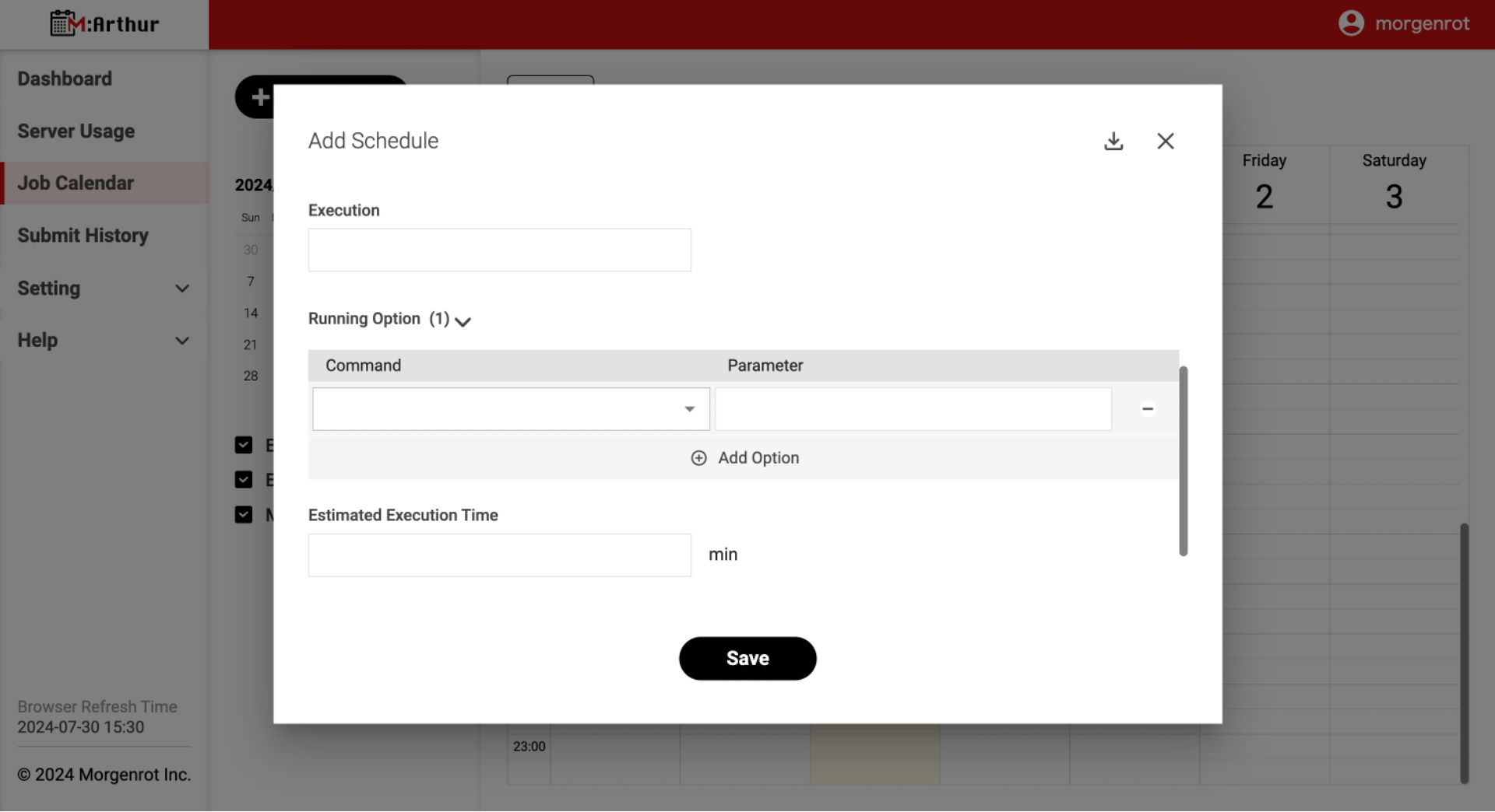 ユーザーの操作方法 | M:Arthur Documentation